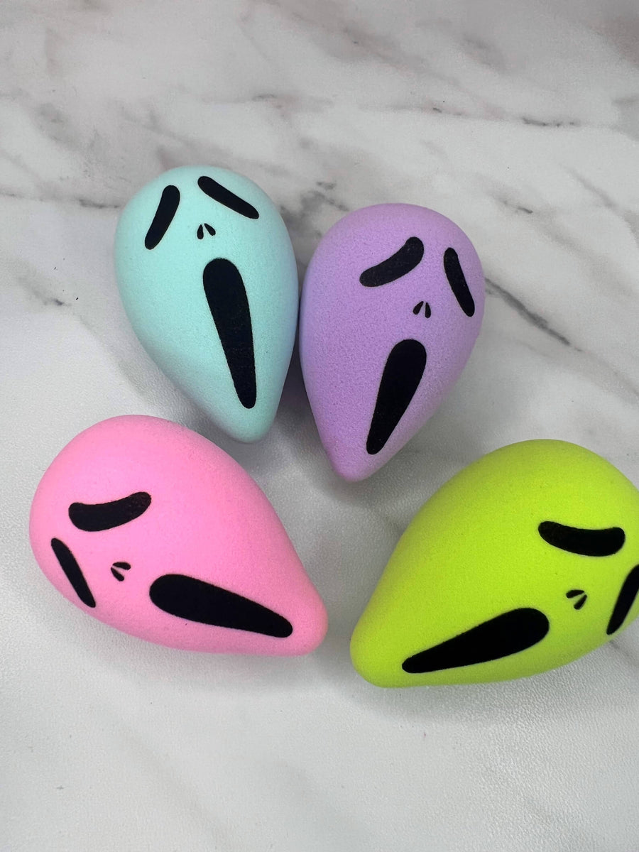 1 PC Blue GhostFace Beauty Blenders – AloraCosmetics