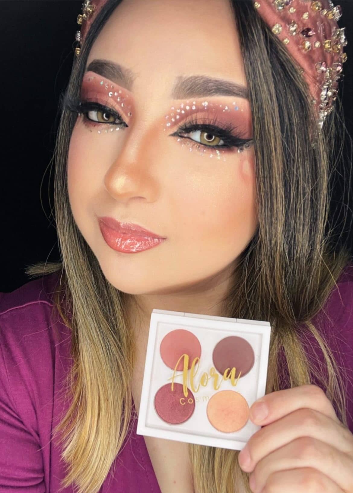Sunkissed Eyeshadow Look AloraCosmetics sunkissed-eyeshadow-look-aloracosmetics